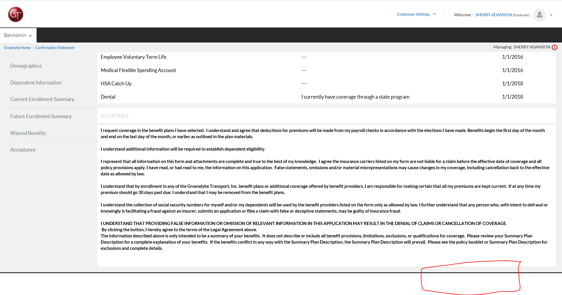  NF 5275 PrePod Groendyke Wrong Pop up On Confirmation Statement